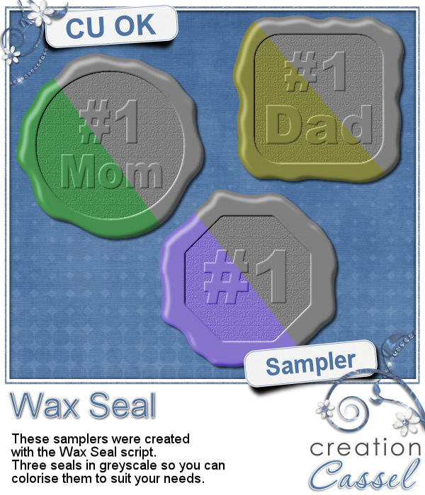Wax seal – free sample | Creation Cassel