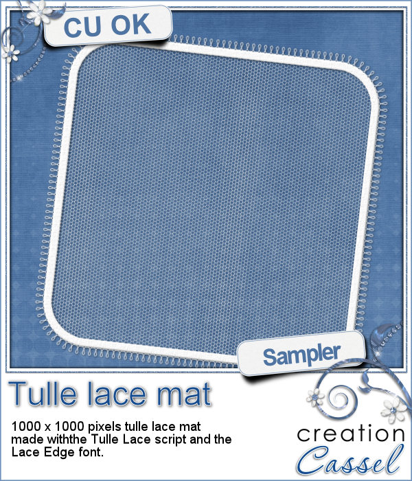 Tulle sampler | Creation Cassel