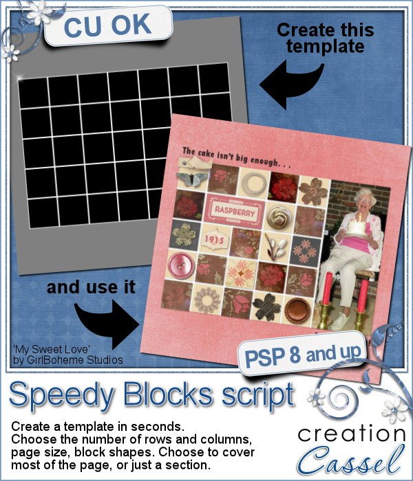 Speedy blocks – new script | Creation Cassel