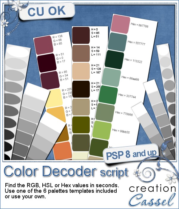 color decoder – new script | Creation Cassel