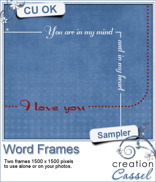 New script – Word frame | Creation Cassel