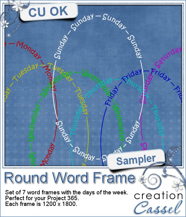 cass-wordframe-roundsample | Creation Cassel