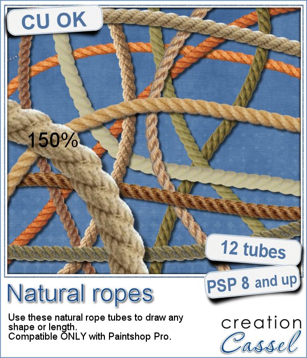 New tubes – Natural Ropes | Creation Cassel