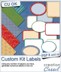 New script – Custom Kit Labels | Creation Cassel