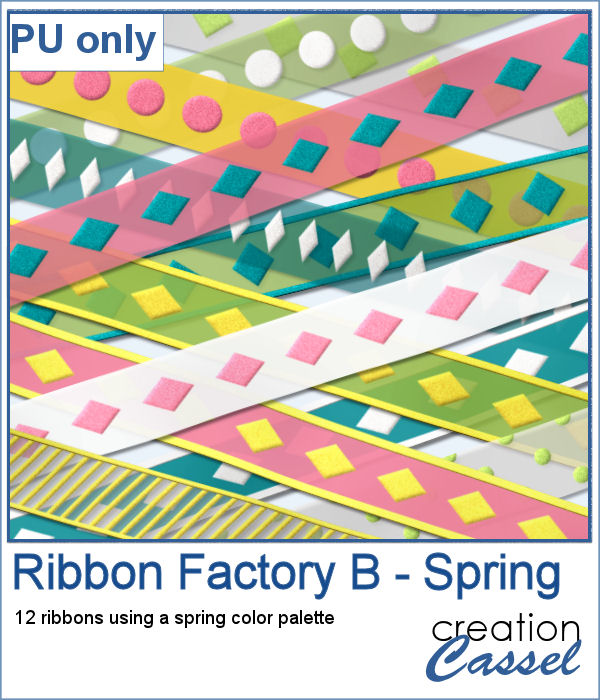 Ribbon Factory script for Paintshop pro | Creation Cassel