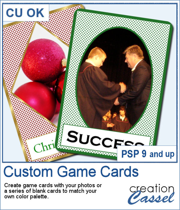 Custom Game Cards Script Creation Cassel