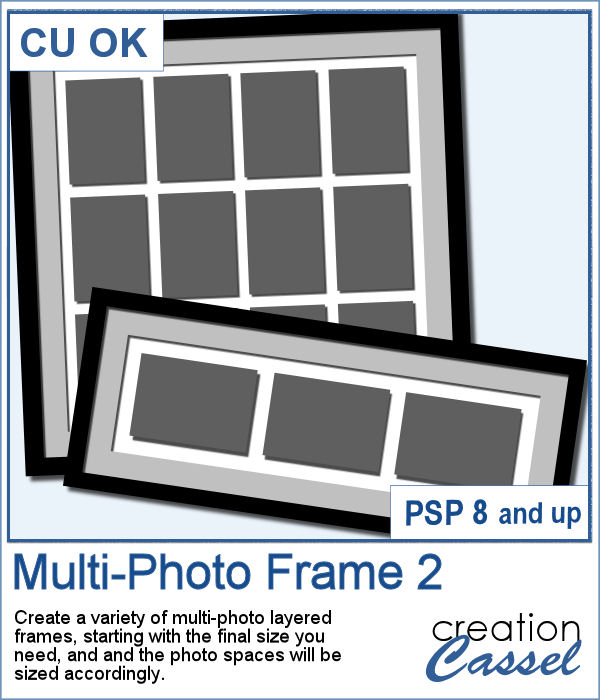 Freebie – 20 – Multi-Photo Frame | Creation Cassel