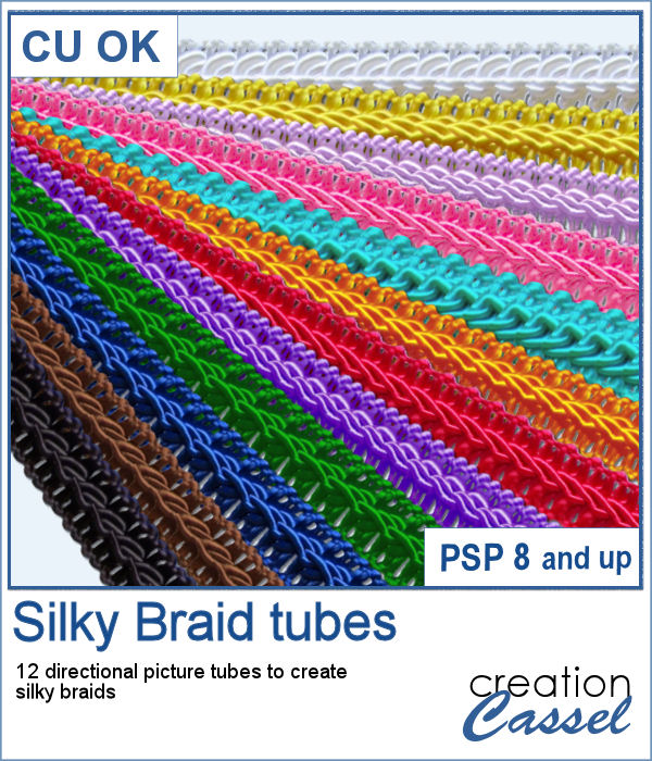 New tubes – Silky Braids | Creation Cassel