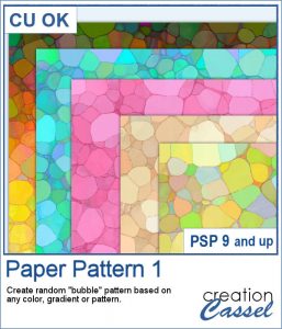 New script – Paper Pattern 1 | Creation Cassel