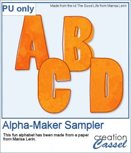 New Script – Alpha-Maker | Creation Cassel
