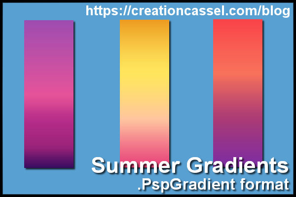 Freebie – 41 – Summer Gradients | Creation Cassel