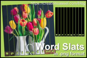Word Slats Freebie from Creation Cassel