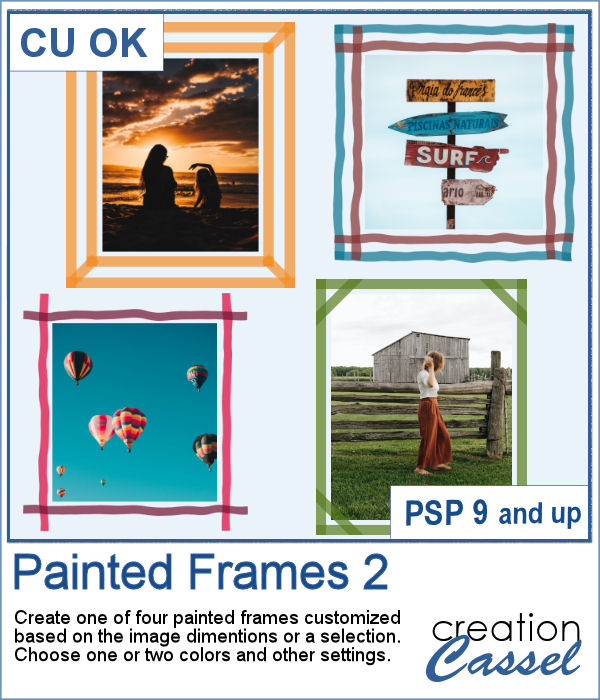 New script – Painted Frames 2 | Creation Cassel