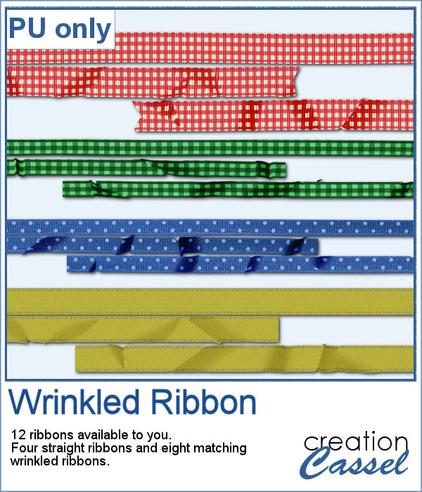New script – Wrinkled Ribbon | Creation Cassel