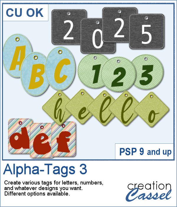 Alpha Tags 3 Script for PaintShop Pro – Custom Alpha Tags