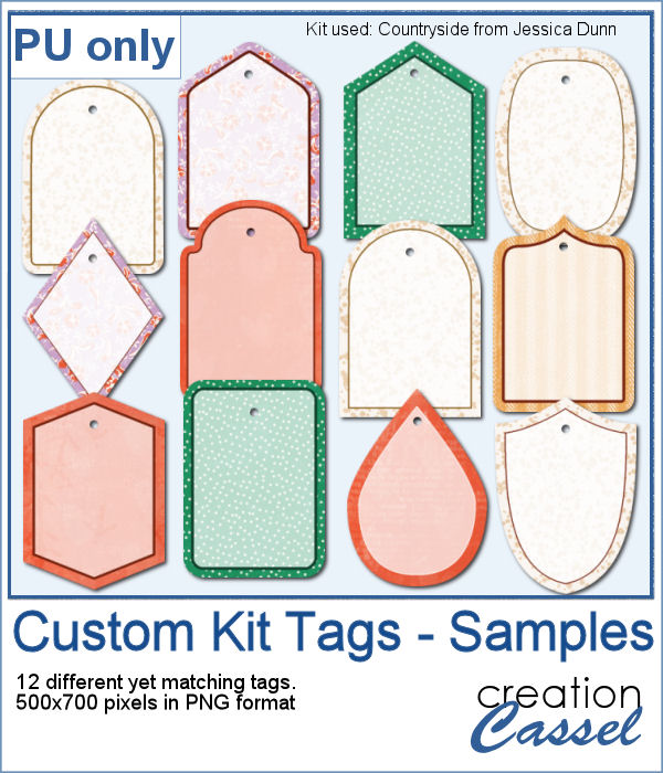 Custom Kit Tags Script for PaintShop Pro – Scrapbook Labels