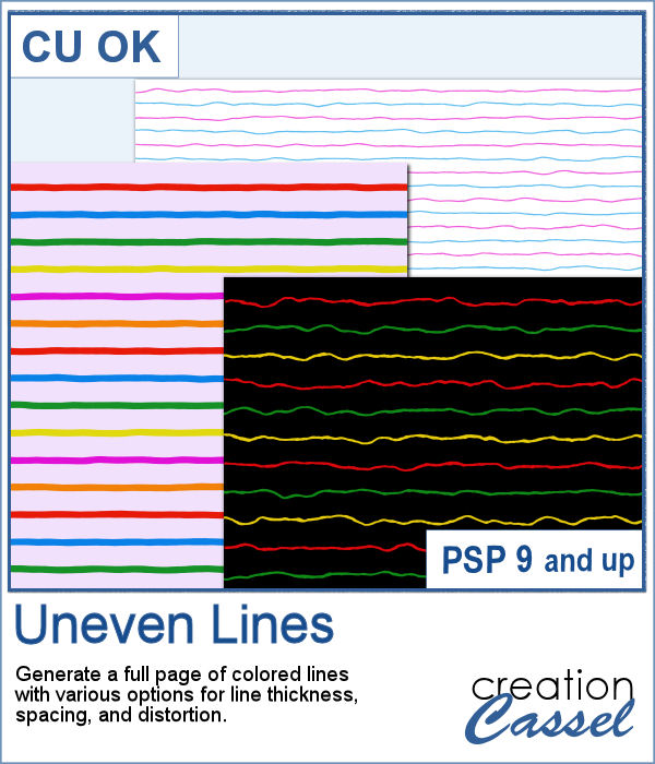 Uneven Lines Script for PaintShop Pro – Wavy Hand‑Drawn Lines