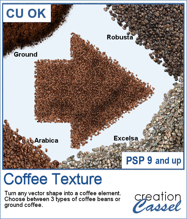 Coffee Texture Script for PaintShop Pro – New Release