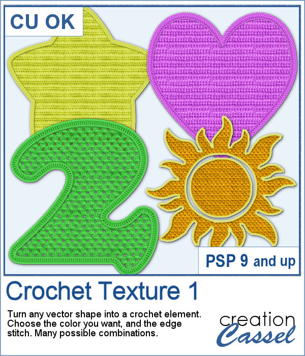 New script – Crochet Texture 1 | Creation Cassel