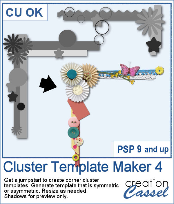 Cluster Template Maker 4 – Create Corner Clusters in PSP